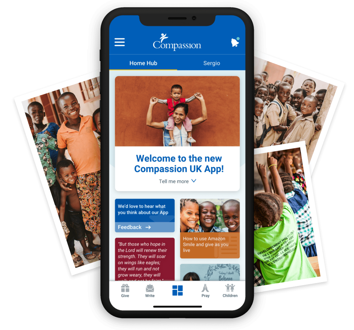 Compassion UK App | Your Sponsorship Goes Mobile | Compassion UK