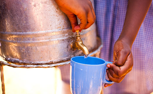 Pray for the provision of safe water