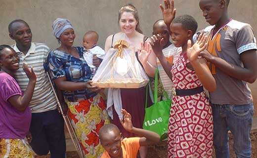 Dunbar student travels to Rwanda to visit sponsored child