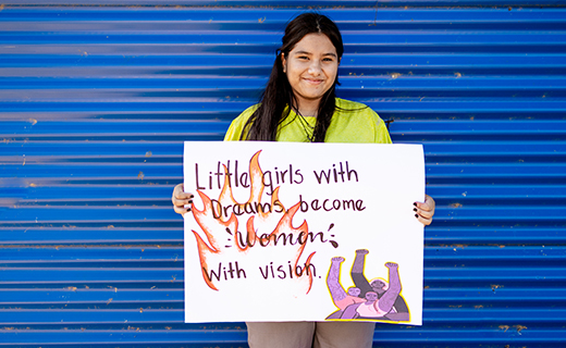 Young Girls with Dreams Become Women with Vision